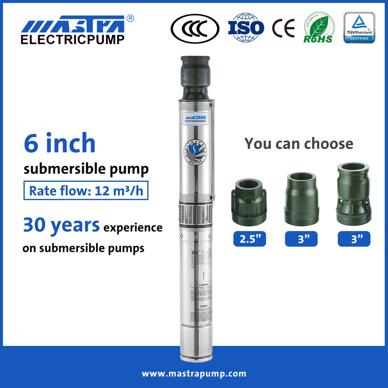 Mastra 6 inch submersible pump for house R150-BS 3 phase submersible ...